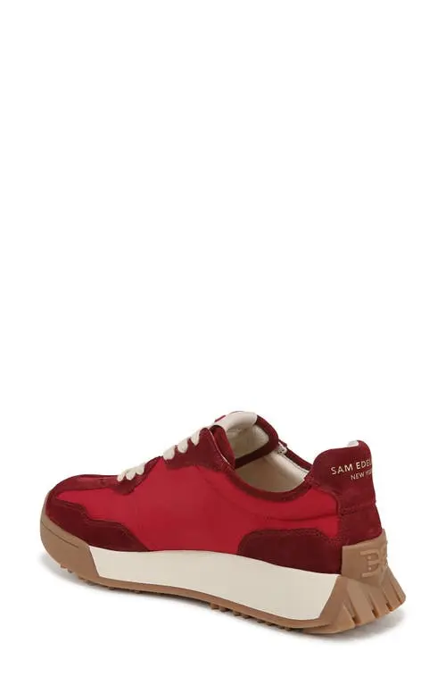 Sam Edelman Langley 3 Sneakers - Deep Scarlet - 46% Off | Editorialist
